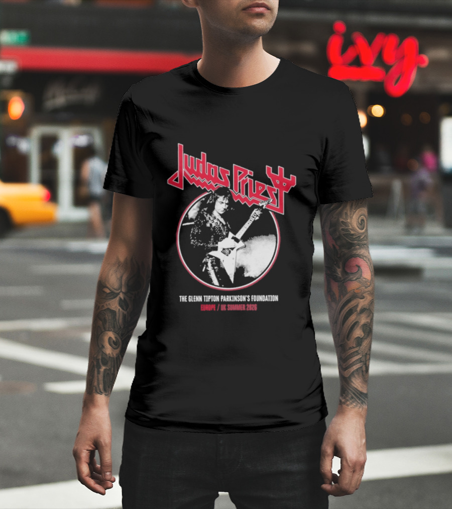 Judas Priest 2026 Faithkeepers European UK Summer Tour Glenn Tipton Foundation 2026 Events T-Shirt