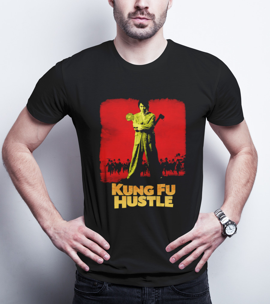 Kung Fu Hustle Axe Lollipop Scene Red T-Shirt