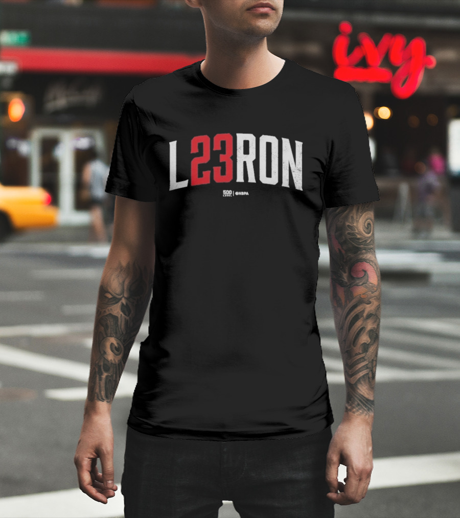 LeBron L23RON 23 Number Sports T-Shirt