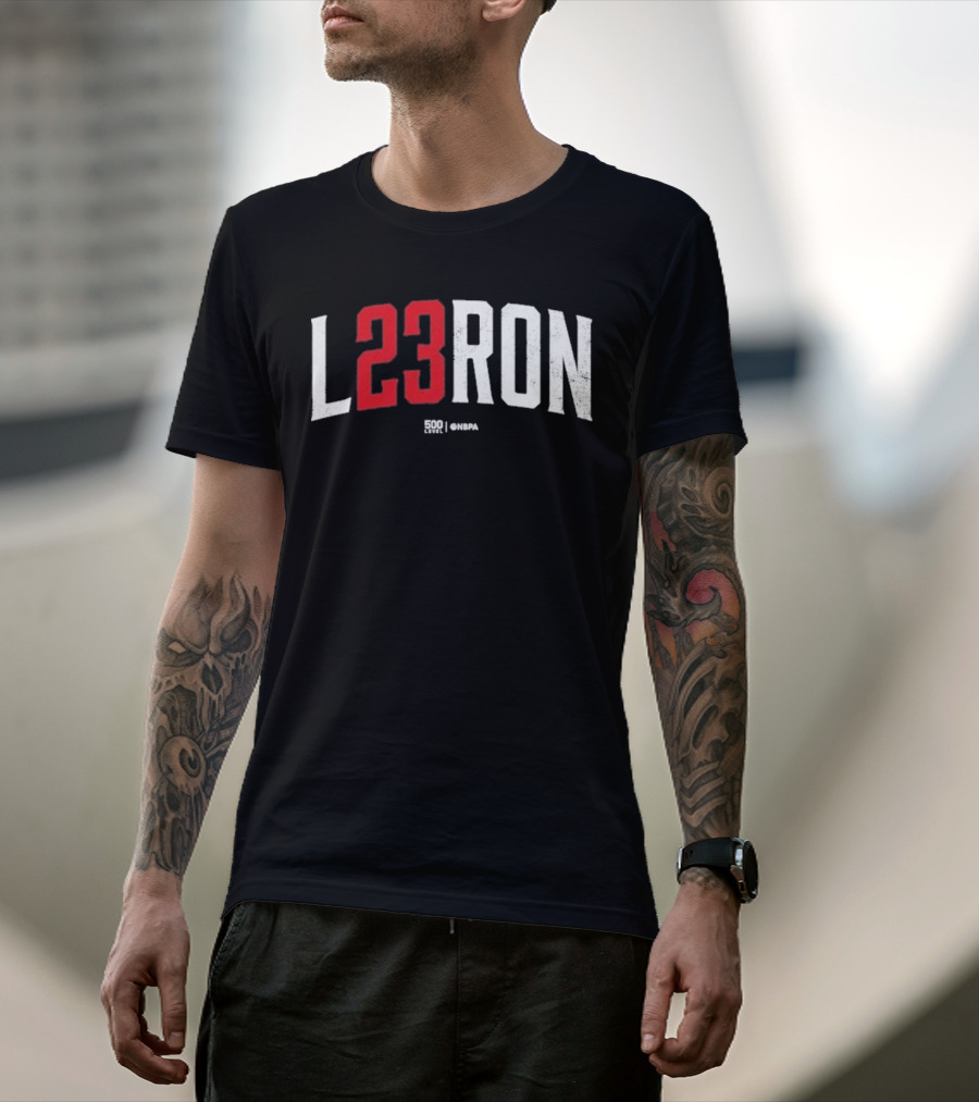 LeBron L23RON 23 Number Sports T-Shirt