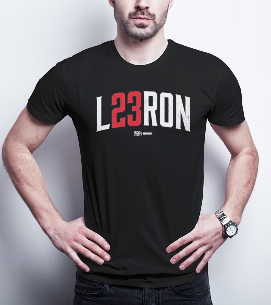 LeBron L23RON 23 Number Sports T-Shirt