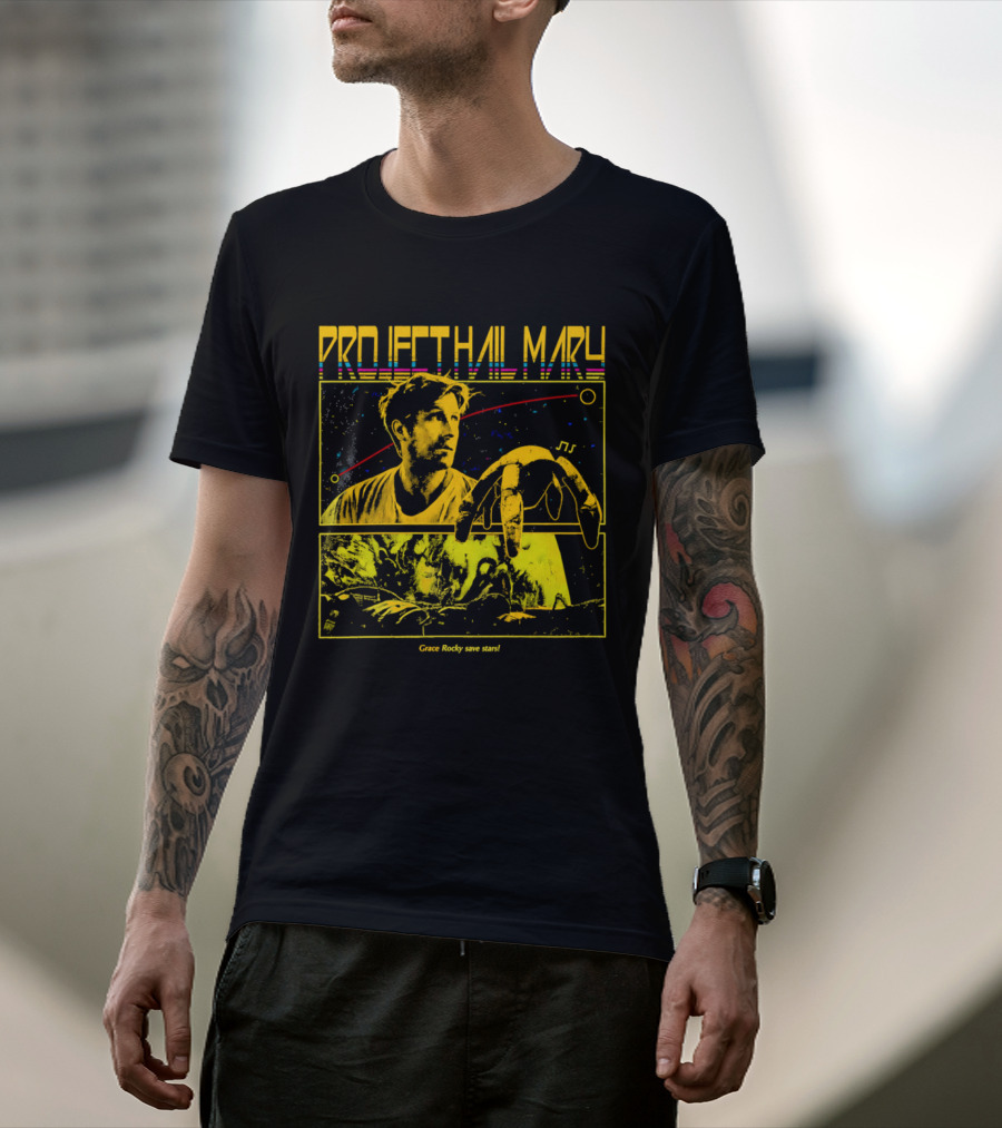 Project Hail Mary Rocky Grace Save The Stars T-Shirt