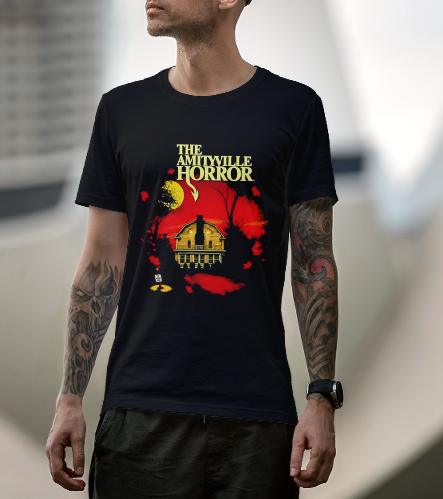 The Amityville Horror Haunted House Red Sky T-Shirt
