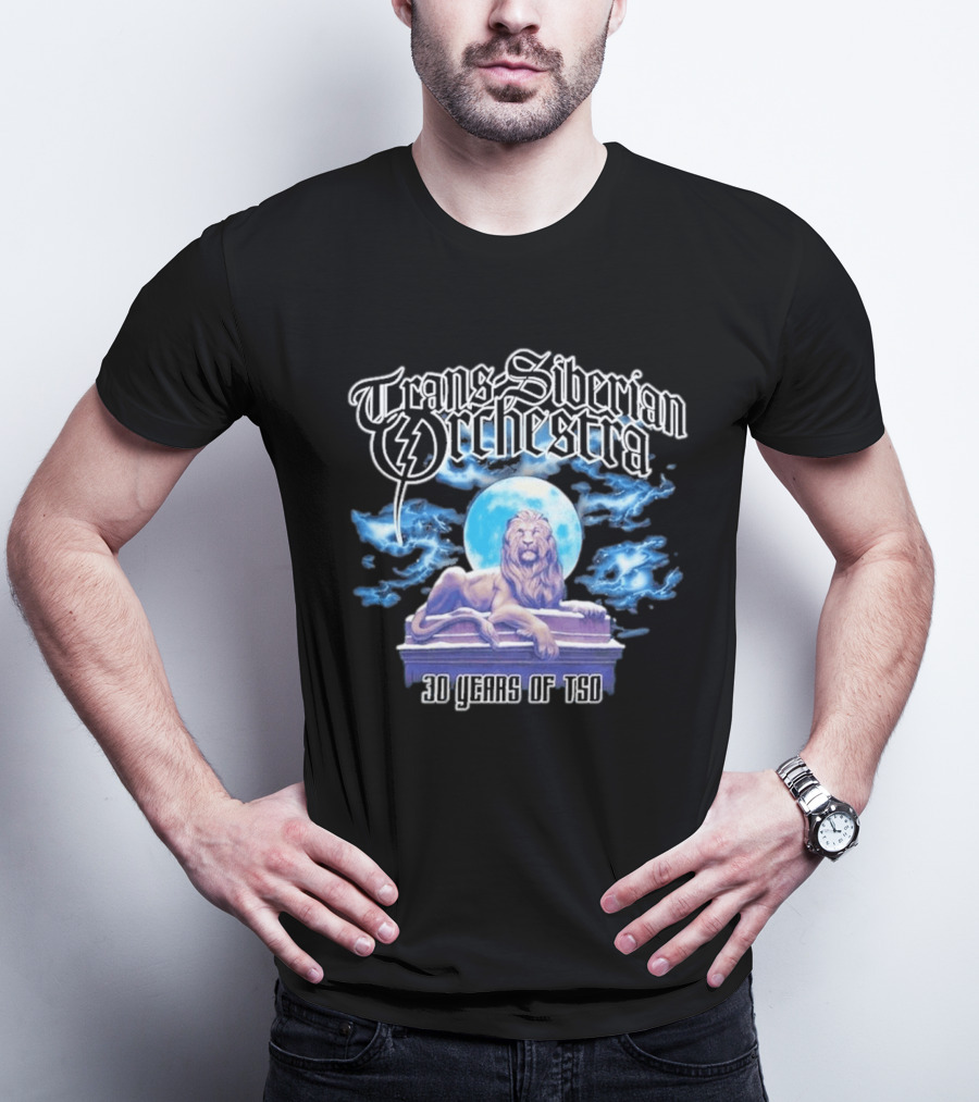 Trans Siberian Orchestra 30 Years Of TSO With Lion And Moon T-Shirt