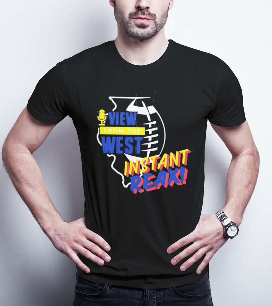 View From The West Instant Reax Illinois Football T-Shirt