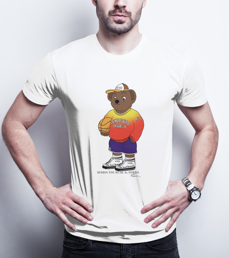 Berris The Bear Basketball Do Not Disturb University Giannis Antetokounmpo T-Shirt
