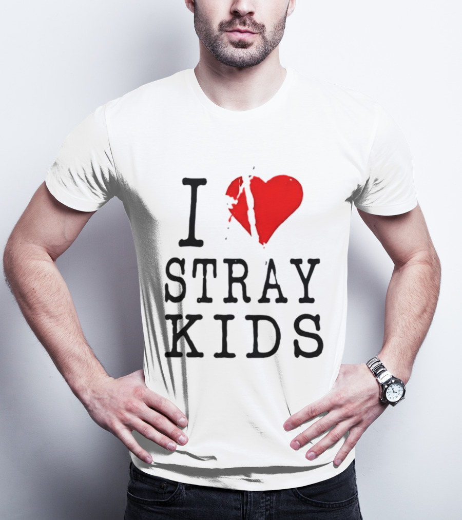 I Love Stray Kids Broken Heart T-Shirt