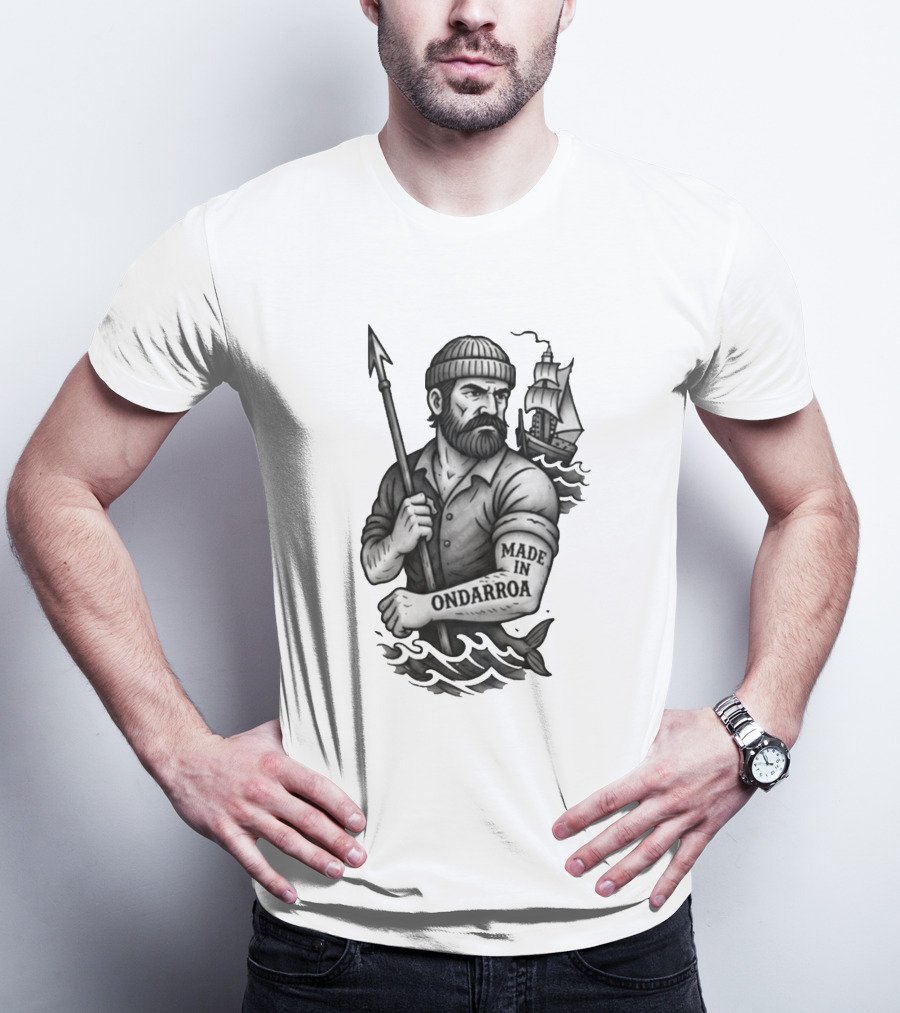 Inigo Martinez Basque Planet Made In Ondarroa Sailor And Ship T-Shirt