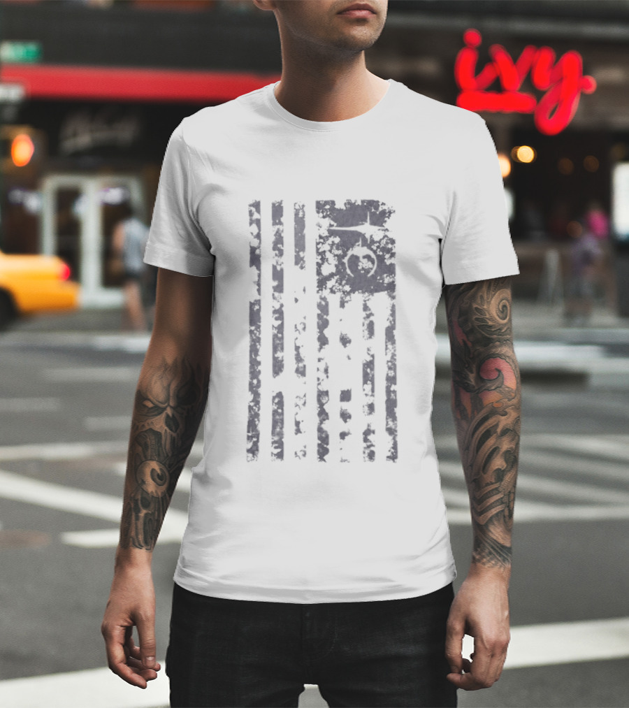 Jake Paul Thug Club Old Glory Distressed American Flag T-Shirt
