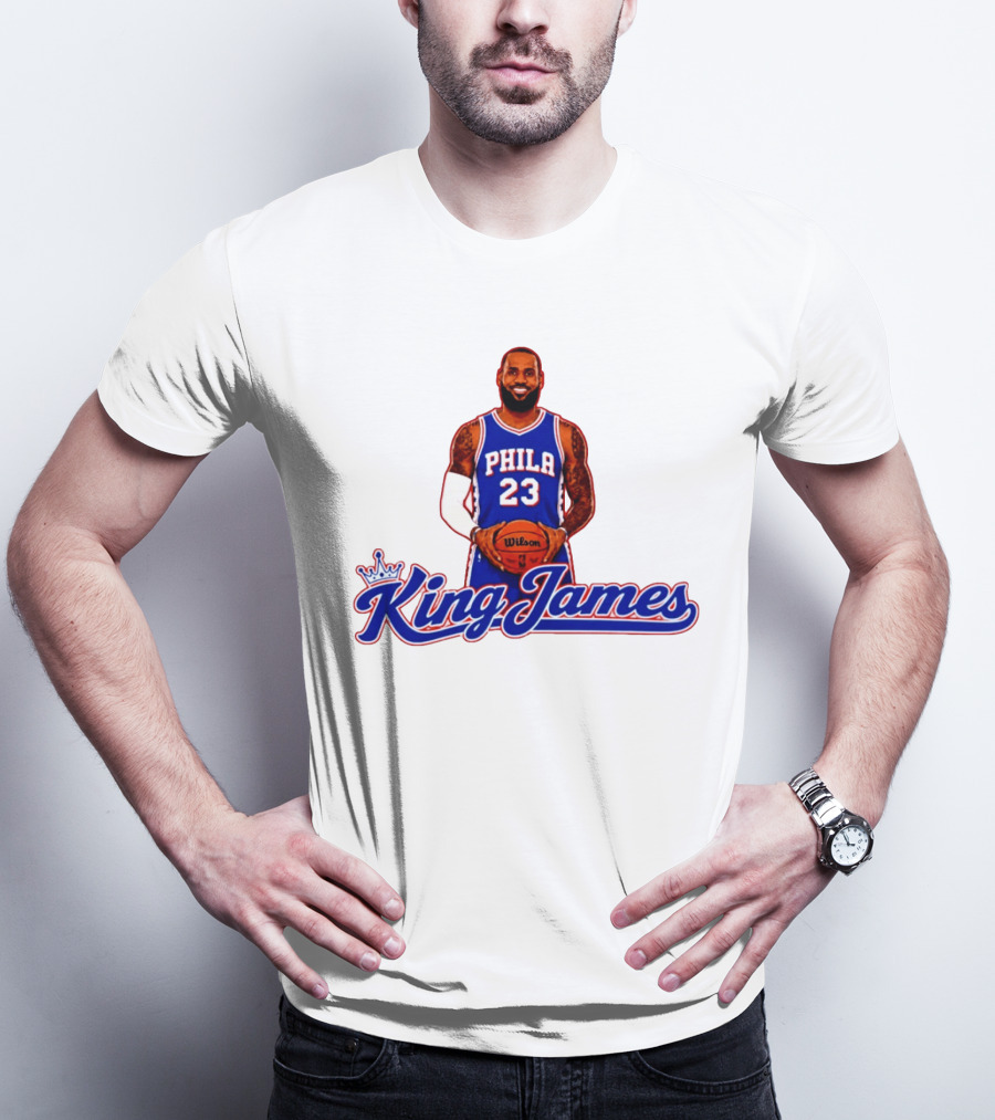 King James Philly 23 Basketball Legend T-Shirt