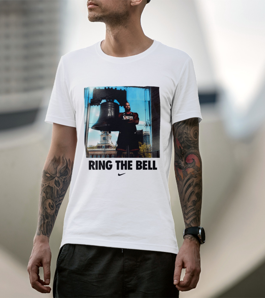 LeBron James Sixers Liberty Bell Ring The Bell T-Shirt