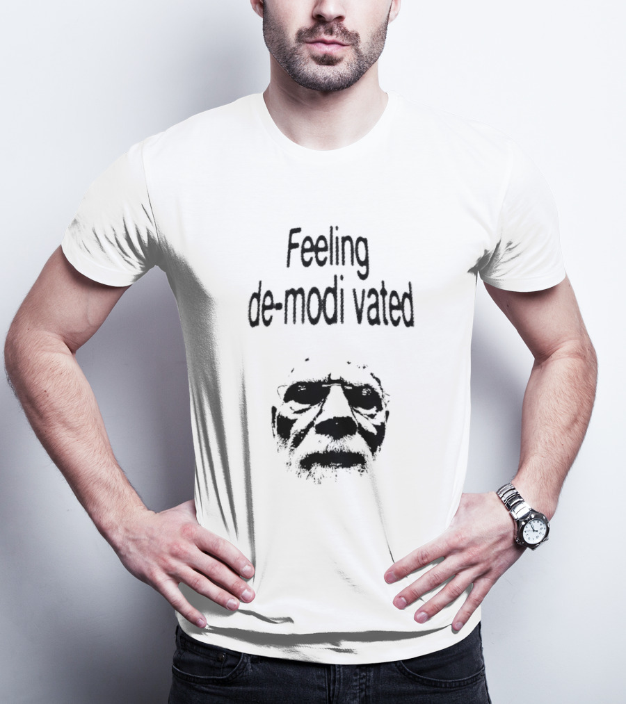 Pradhan Mantri Feeling De Modi Vated Playful Expression T-Shirt