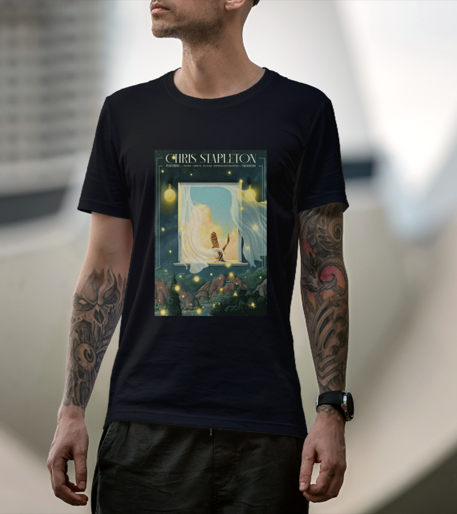 Chris Stapleton Featuring The Gorge George WA July 25 2026 With Special Guest Grace Potter The Honchos T-Shirt