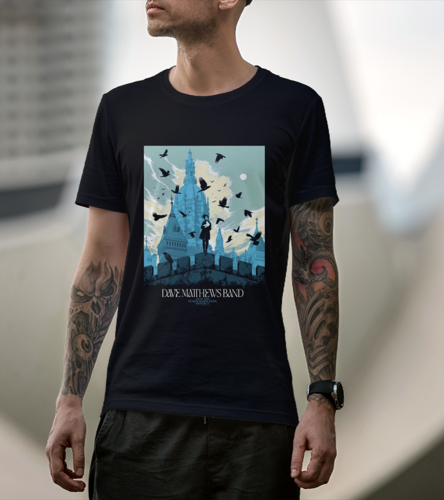 Dave Matthews Band Hartford CT 2026 The Meadows Music Theatre July 25 Event T-Shirt