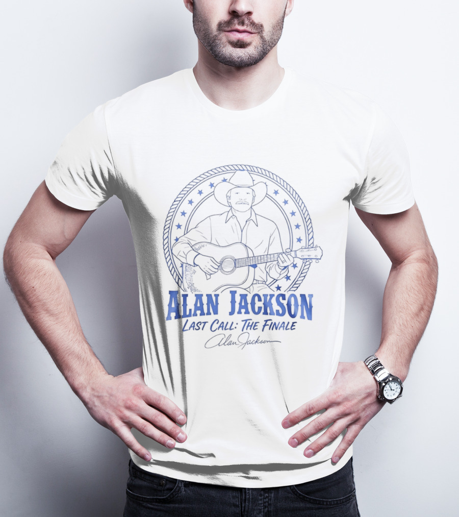 Alan Jackson Last Call The Finale Tour 2026 Tennessee Titans Collaboration T-Shirt