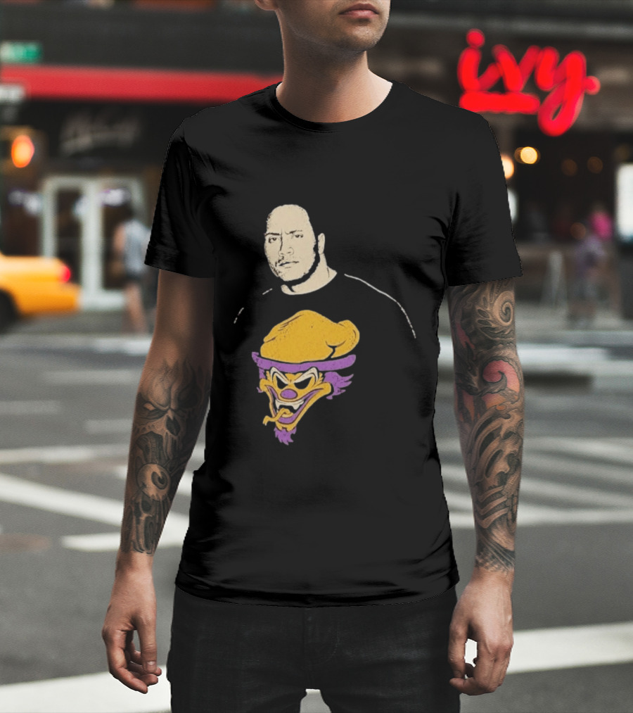 Dwayne Johnson The Rock Insane Clown Posse Collaboration T-Shirt