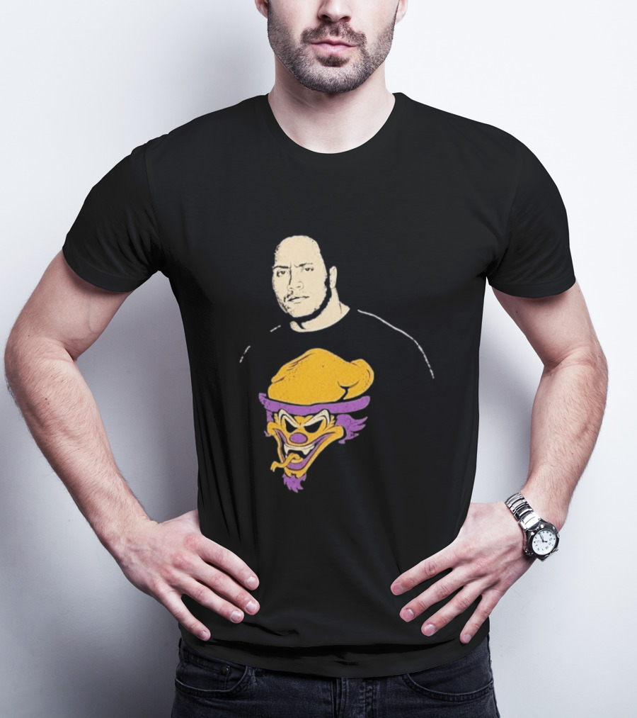 Dwayne Johnson The Rock Insane Clown Posse Collaboration T-Shirt