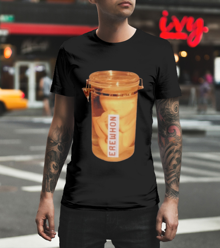 Erewhon Baby Jar Conceptual Artwork In Glass Container T-Shirt