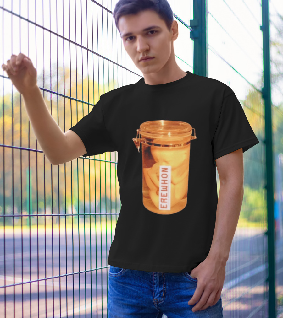 Erewhon Baby Jar Conceptual Artwork In Glass Container T-Shirt