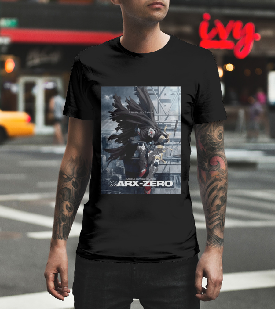 Rewrite The Future Mobile Suit Gundam RG Xarx Zero New Series T-Shirt