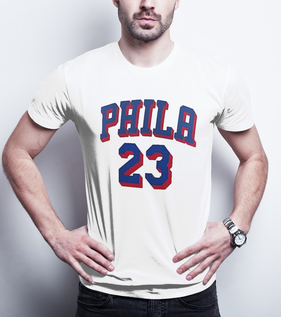 PHILA 23 LeBron James Philadelphia 76ers Youth Fast Break T-Shirt