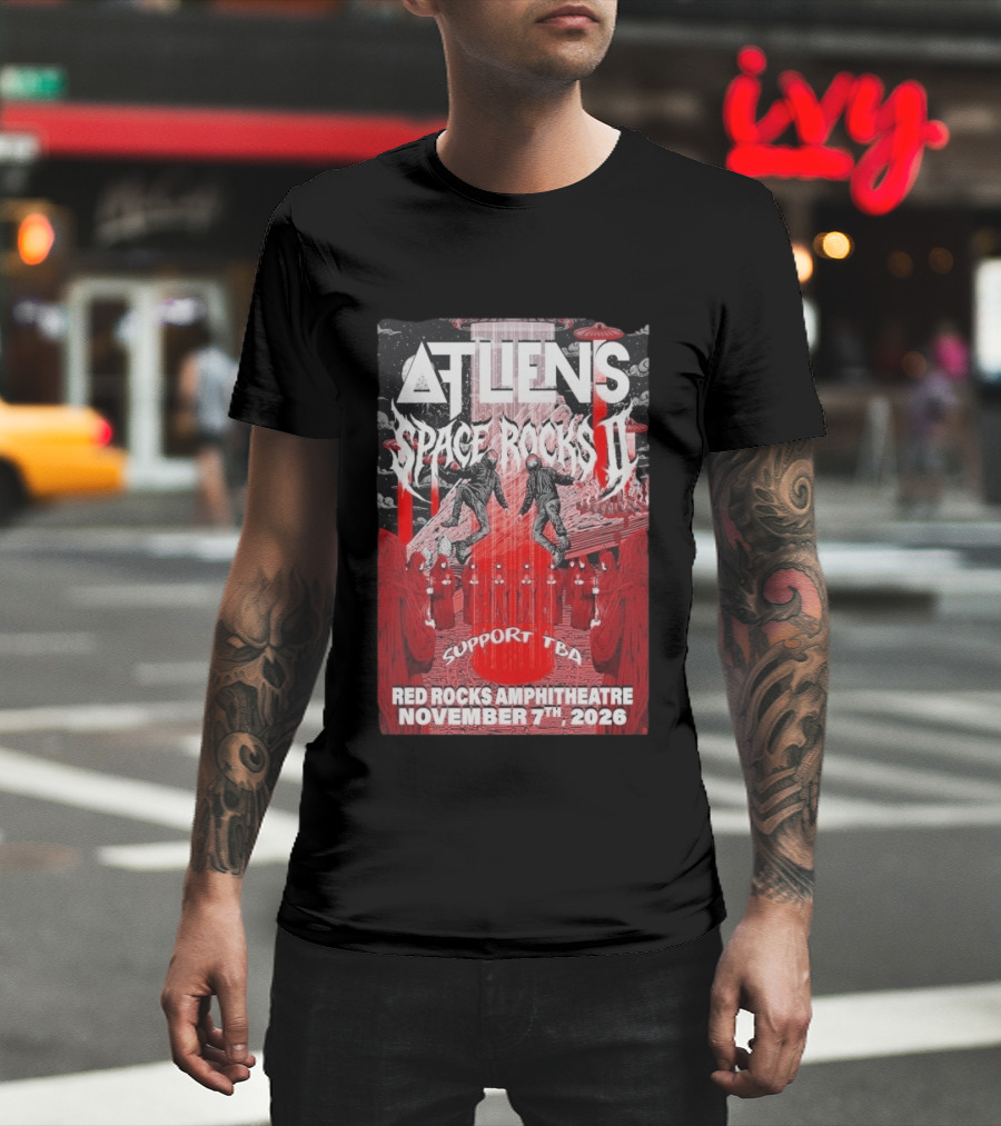 ATLiens Space Rocks II Red Rocks Amphitheatre November 7th 2026 Support TBA T-Shirt