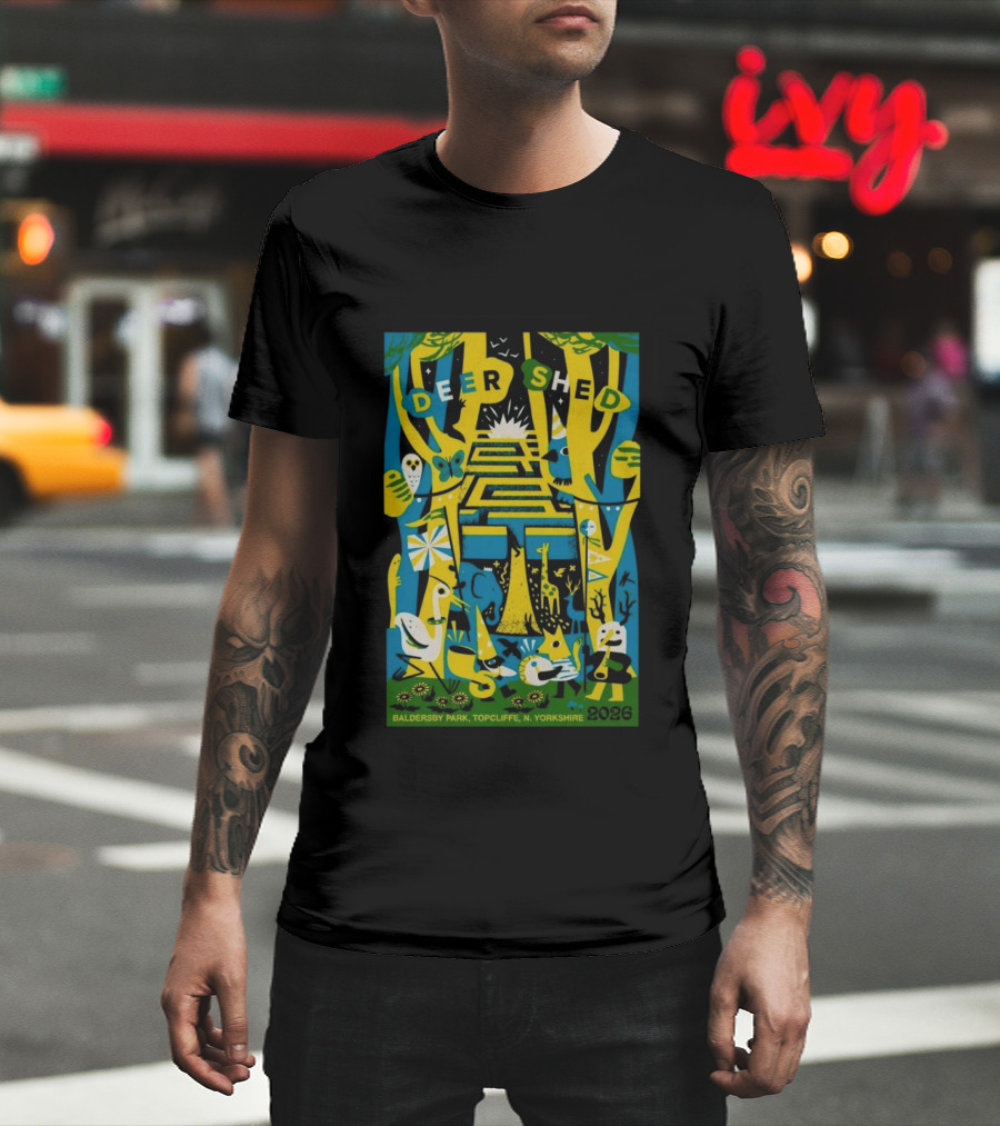 Deer Shed 2026 Baldersby Park Topcliffe N Yorkshire Festival T-Shirt