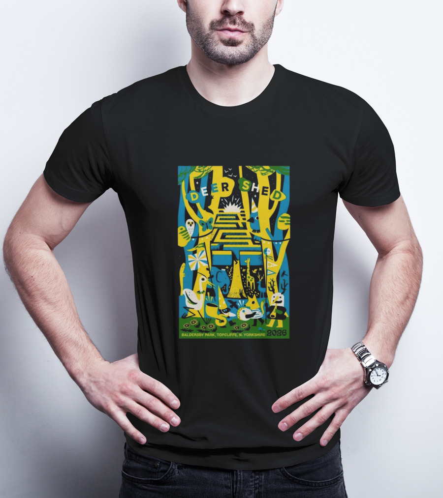 Deer Shed 2026 Baldersby Park Topcliffe N Yorkshire Festival T-Shirt