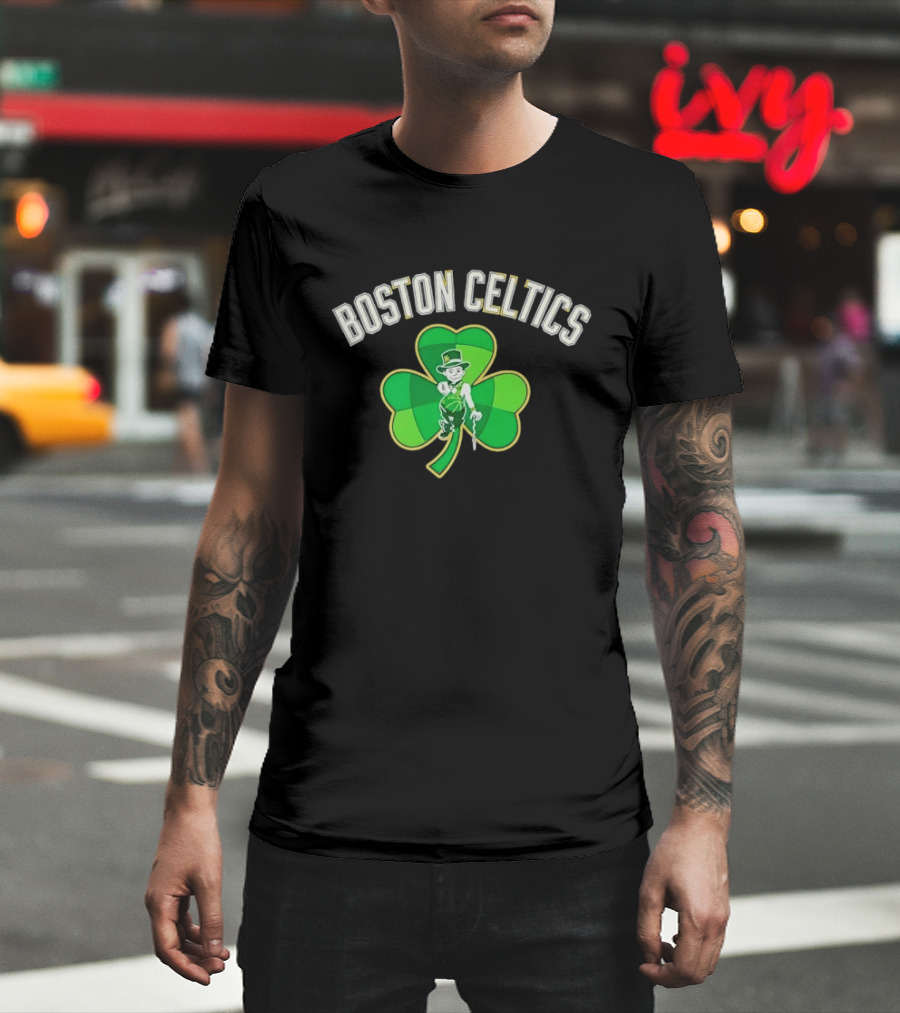 Boston Celtics Shamrock St Patrick's Day 2026 T-Shirt