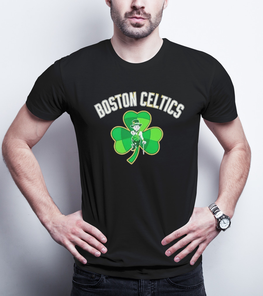 Boston Celtics Shamrock St Patrick's Day 2026 T-Shirt