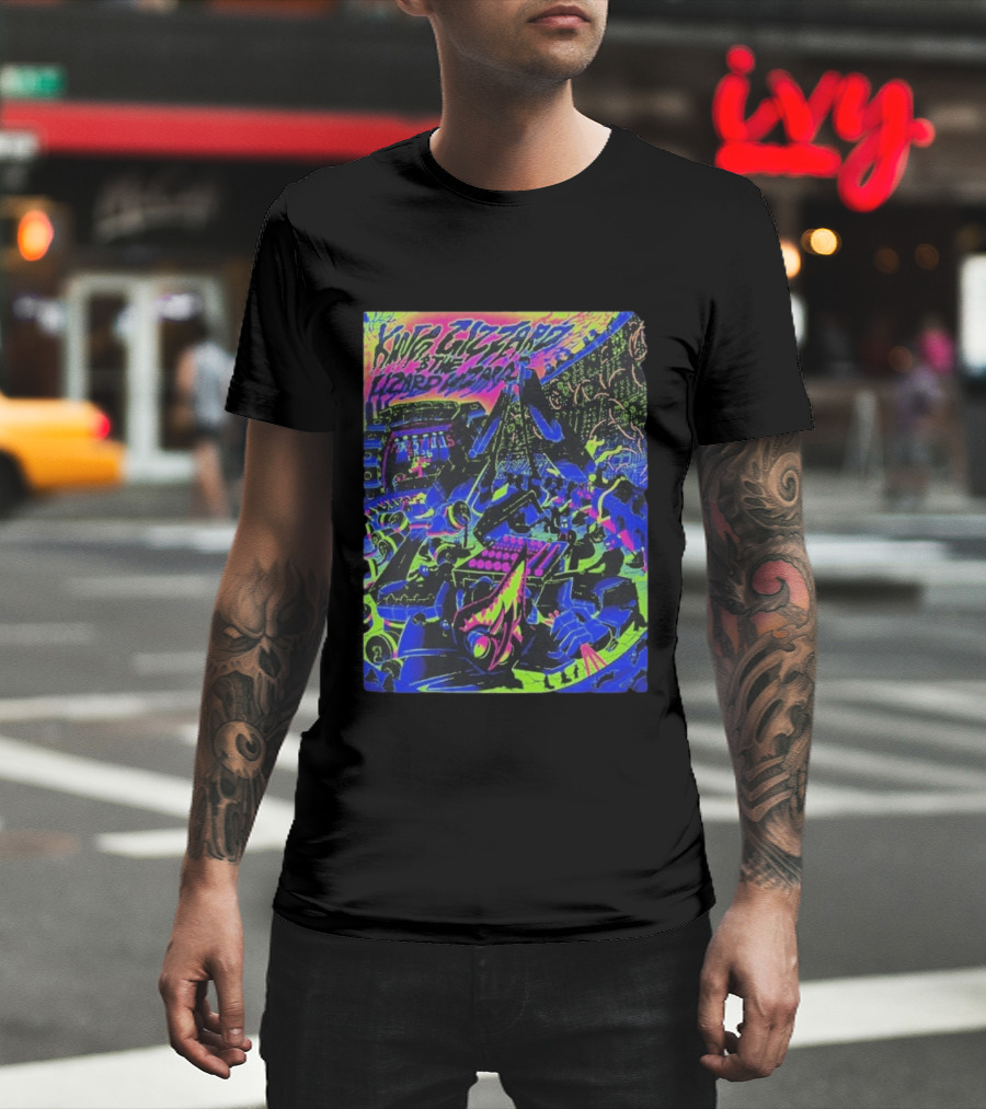 King Gizzard And The Lizard Wizard Live At Forest Hills Stadium August 20 2026 T-Shirt