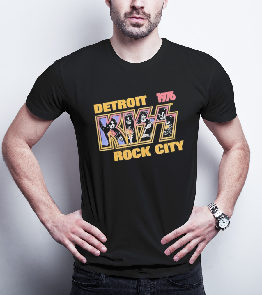 Kiss Detroit Rock City 1976 Band T-Shirt