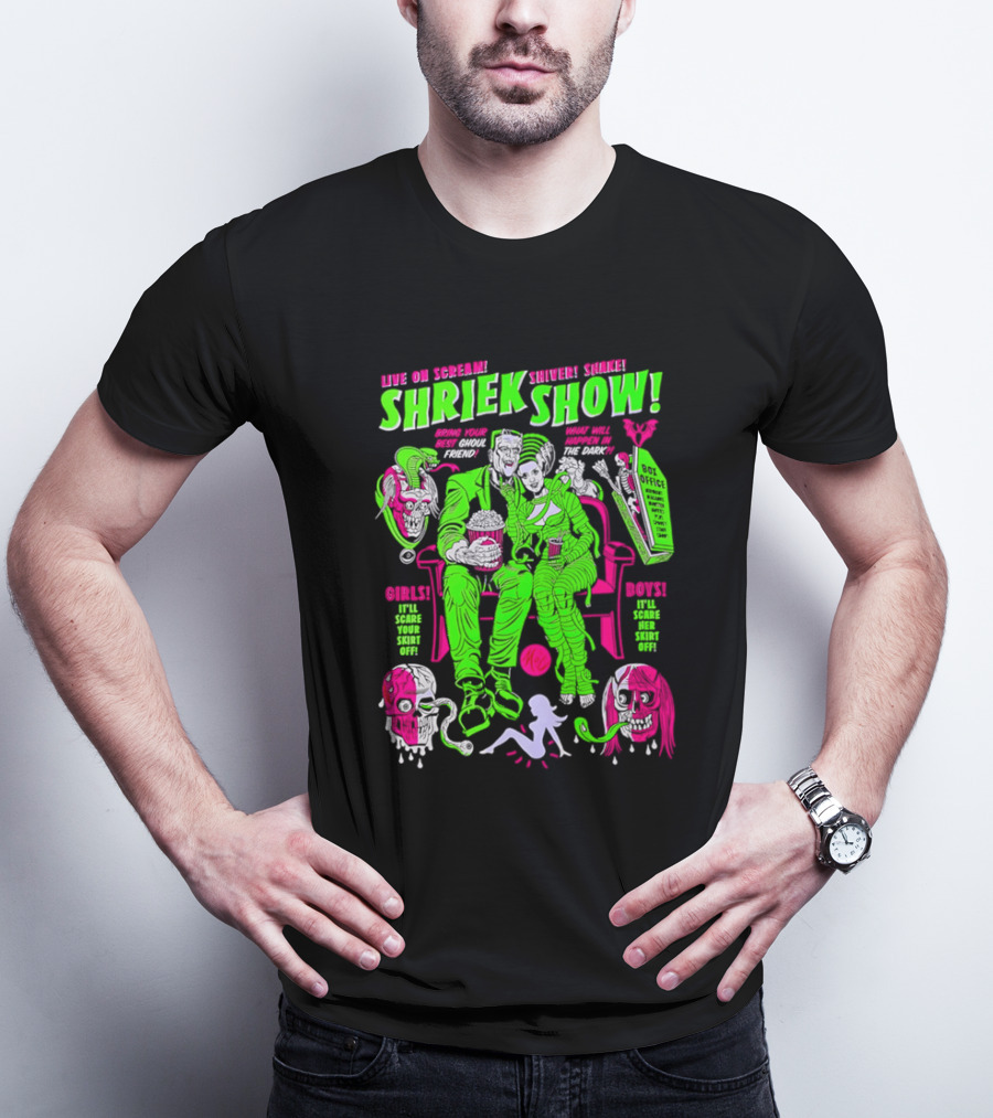 Live On Scream Shriek Show Bring Your Best Ghoul Friend Scariest Scores Songs Skins T-Shirt