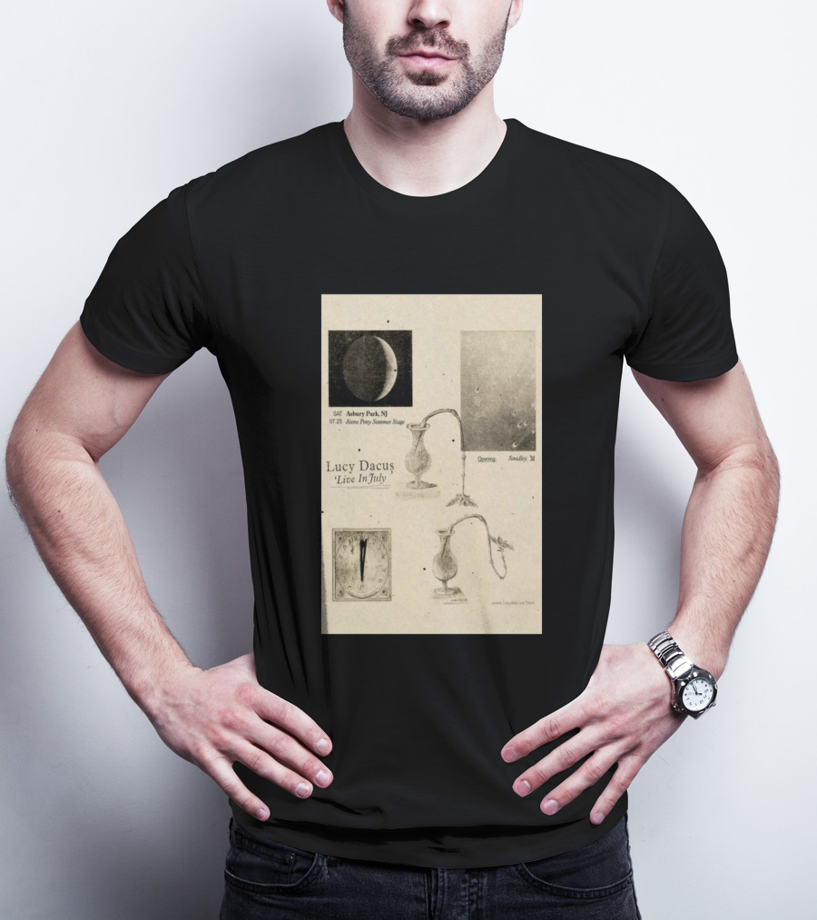 Lucy Dacus Live In July Asbury Park NJ Stone Pony Summer Stage 07 25 Opening Smidley Moon Stage T-Shirt