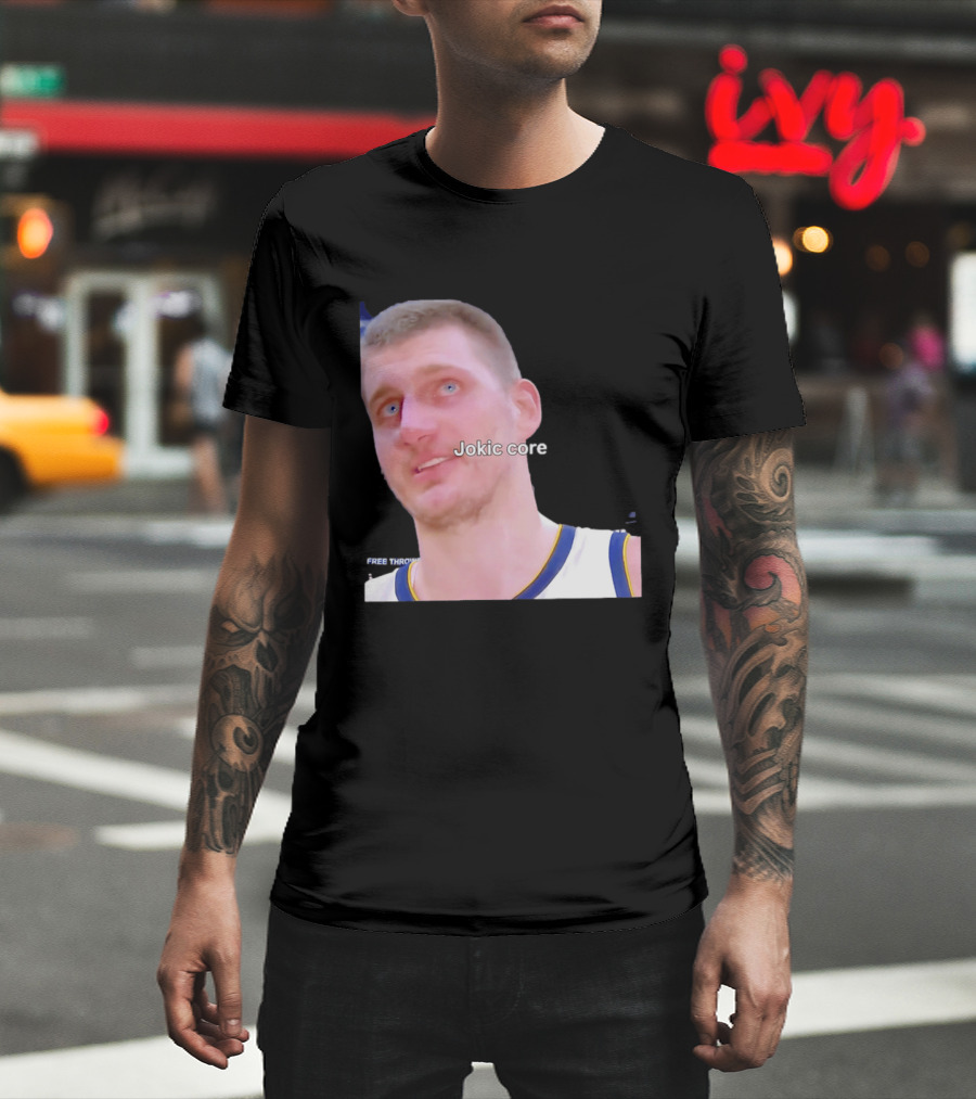 Jokic Core Nikola Jokic Free Throw Basketball T-Shirt