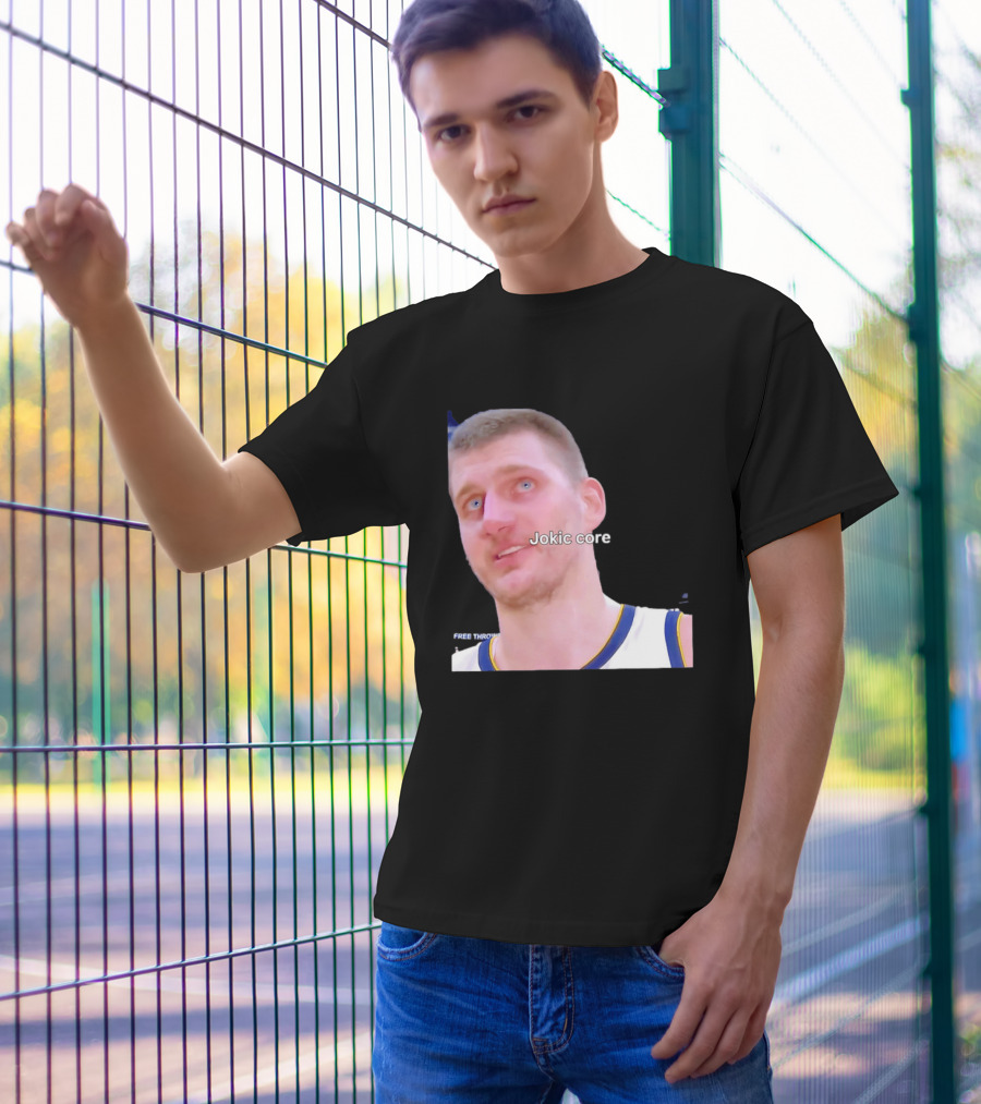 Jokic Core Nikola Jokic Free Throw Basketball T-Shirt