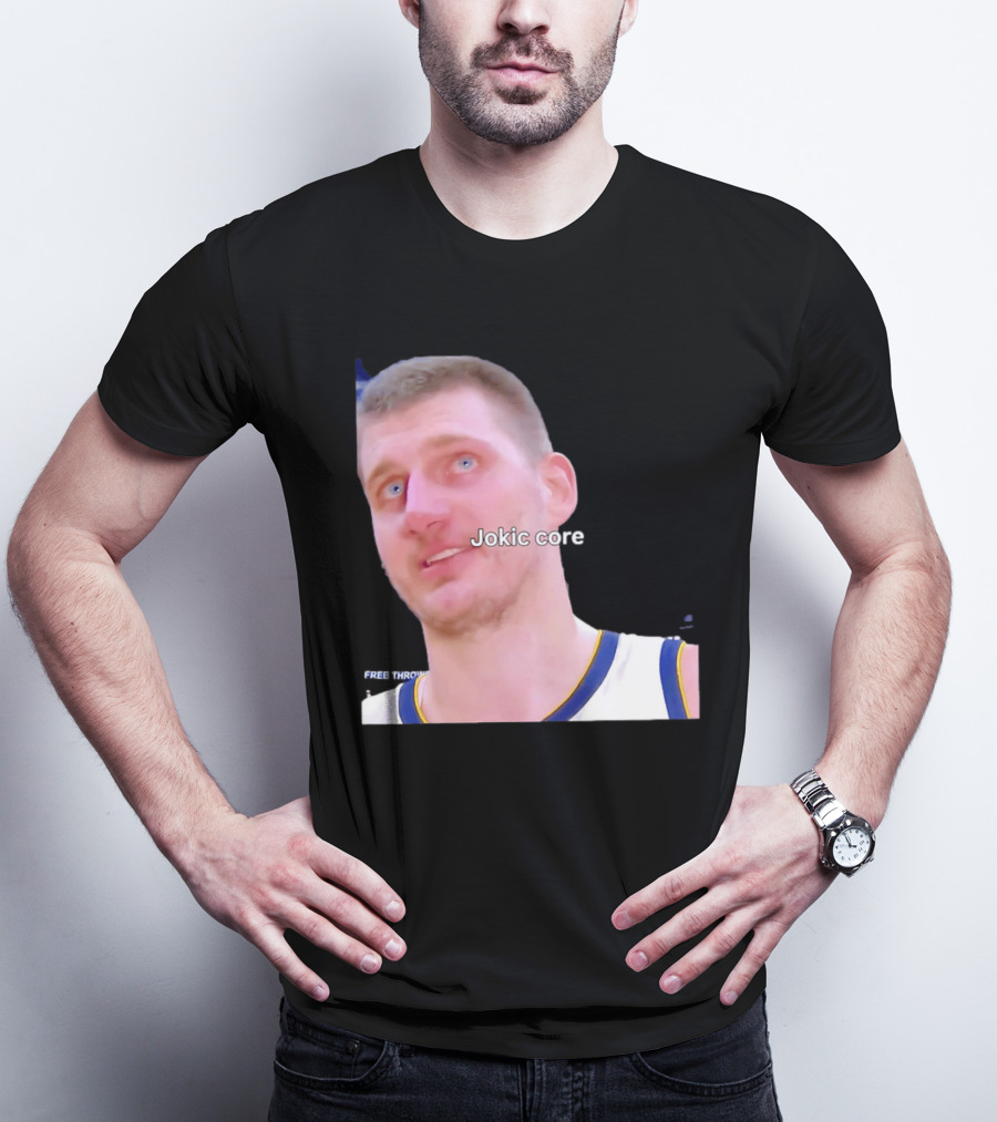 Jokic Core Nikola Jokic Free Throw Basketball T-Shirt
