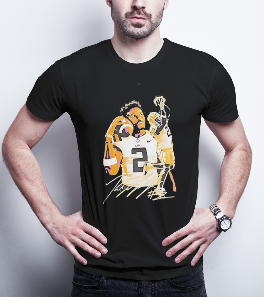 Odell Beckham Jr. LSU Tigers Football Number 2 NCAA T-Shirt