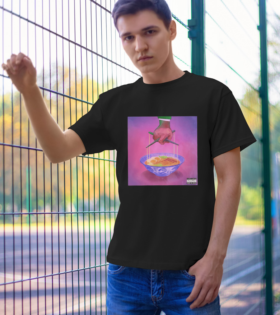 Parental Advisory Explicit Content Ramen Puppet Master Japanese Noodles Bowl T-Shirt