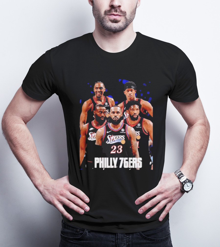 Philadelphia 76ers Big Five LeBron James Philly 76ers 23 T-Shirt