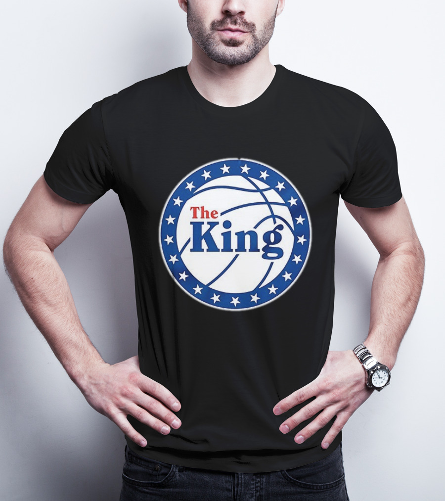 The King Lebron James Philadelphia 76ers 2026 Basketball Stars T-Shirt