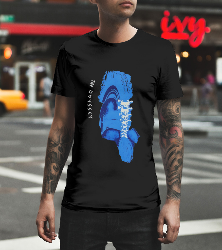 The Odyssey Greek Spartan Corinthian Helmet T-Shirt