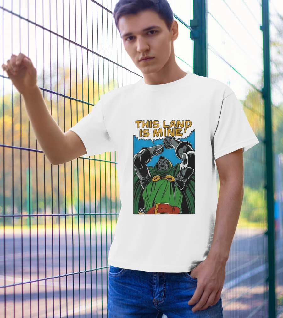 Doctor Doom Marvel Studios This Land Is Mine Vintage Comic T-Shirt