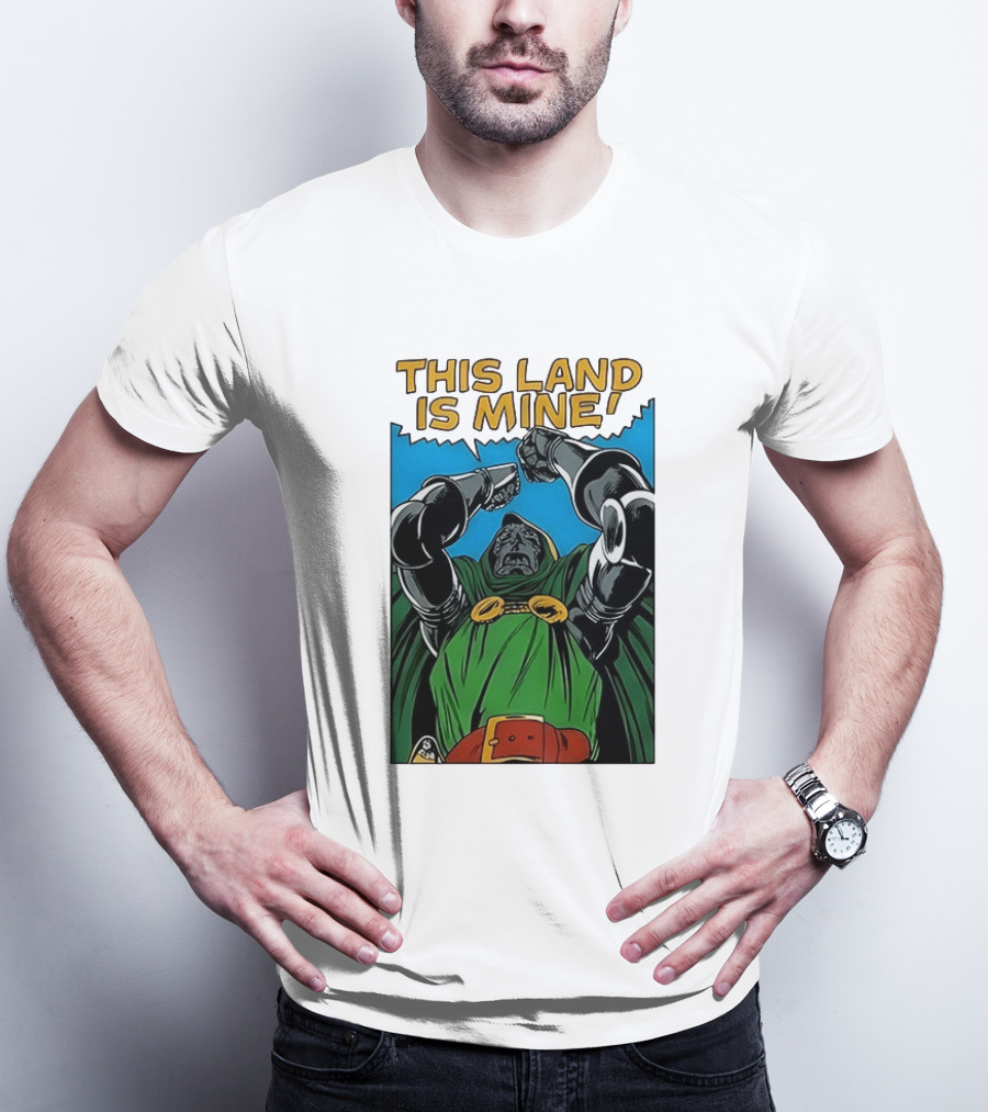 Doctor Doom Marvel Studios This Land Is Mine Vintage Comic T-Shirt