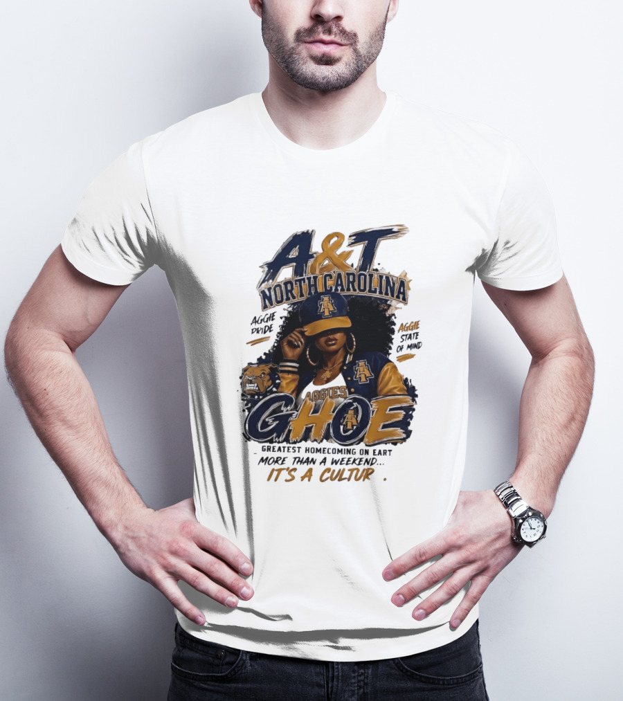North Carolina A&T Aggie Pride GHOE Greatest Homecoming On Earth Culture T-Shirt