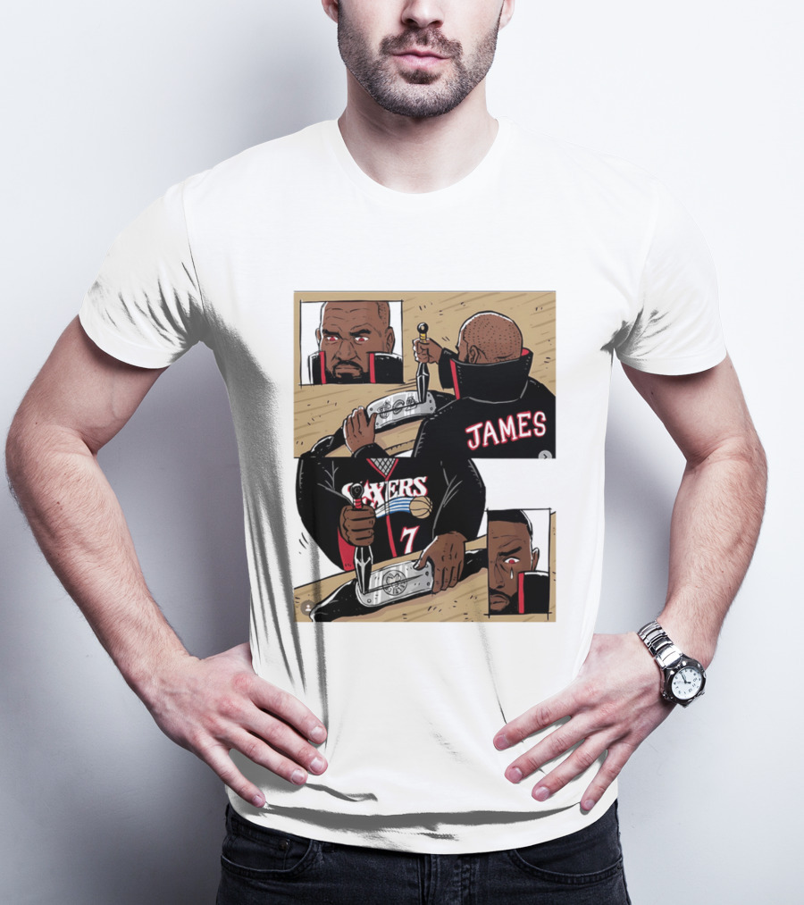James Sixers 17 Basketball Comic T-Shirt