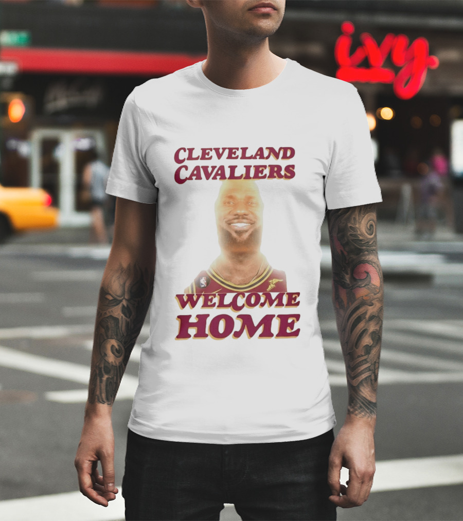 Cleveland Cavaliers Welcome Home LeBron James T-Shirt
