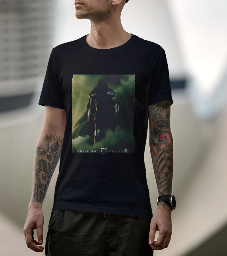 Avengers Doomsday Marvel Studios Dr Doom In Theaters December 18 2026 T-Shirt