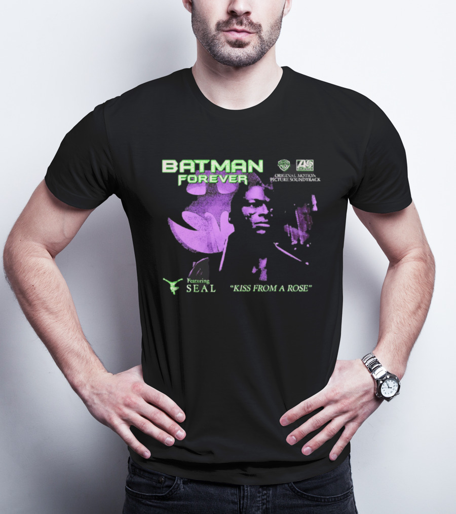 Batman Forever Original Motion Picture Soundtrack Kiss From A Rose Featuring Seal T-Shirt