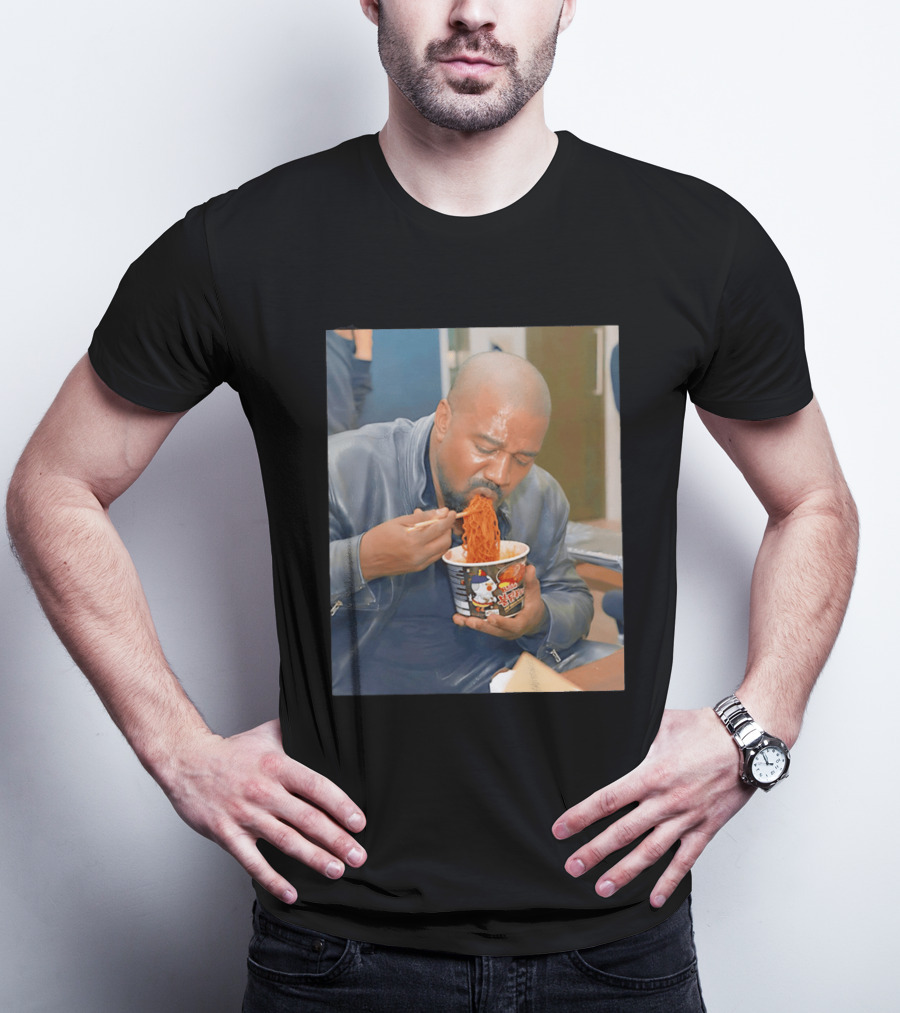 Buldak Bokkeum Myeon Kanye West Noodle Cup Spicy Challenge T-Shirt
